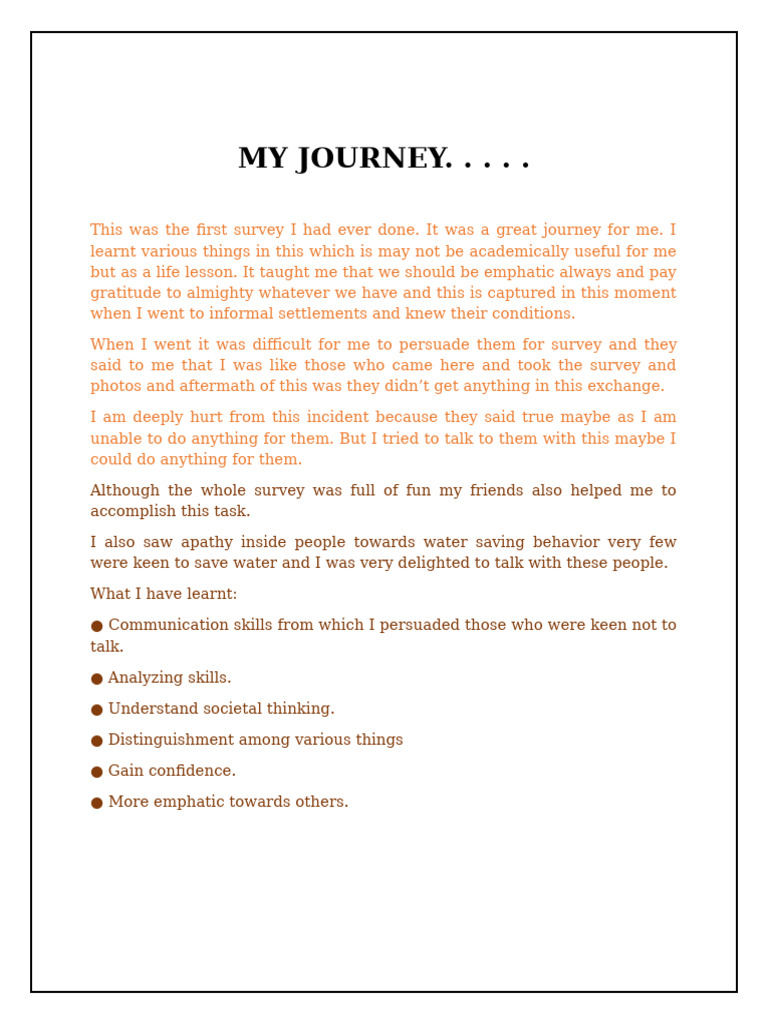 A Short Reflection | PDF