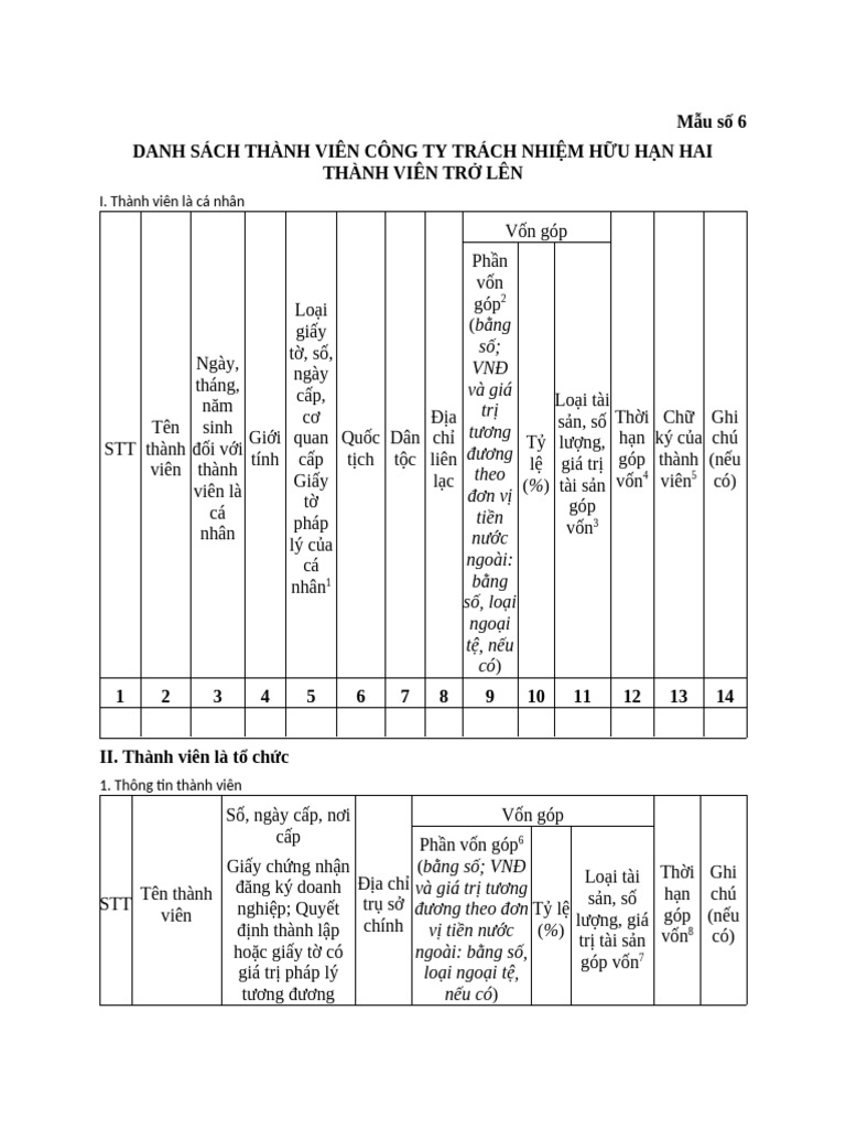 Mẫu số 6-Pl1 | PDF