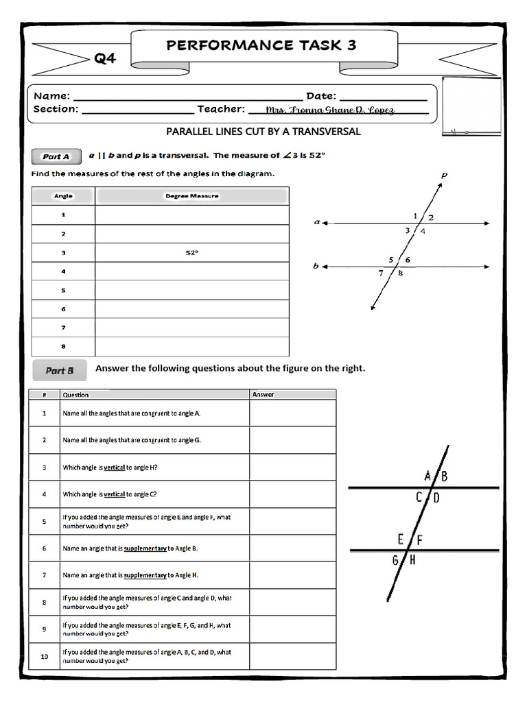 Performance Task 3 Q4 | PDF