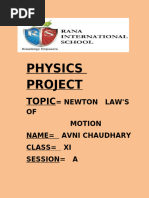 Grade 12 Newton's Laws Exam Notes | PDF