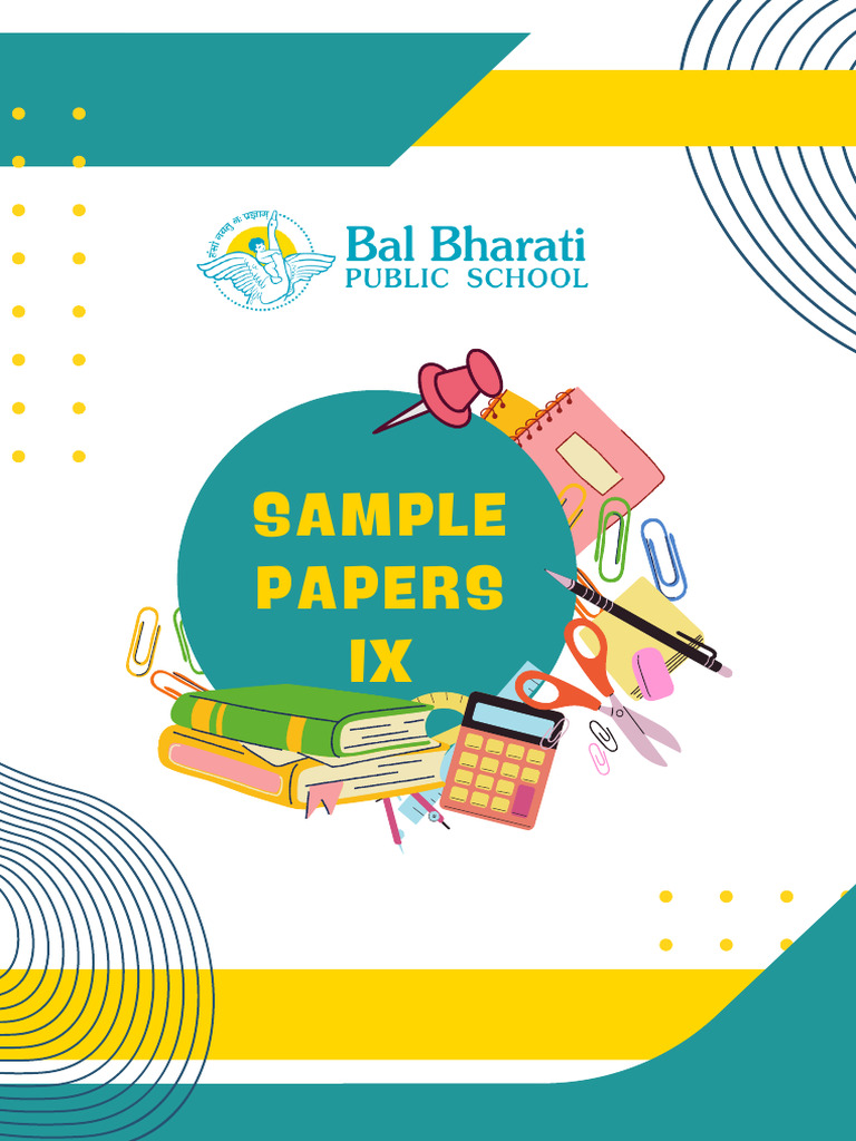 Ix Sample-Papers Hy 2024 25 | PDF