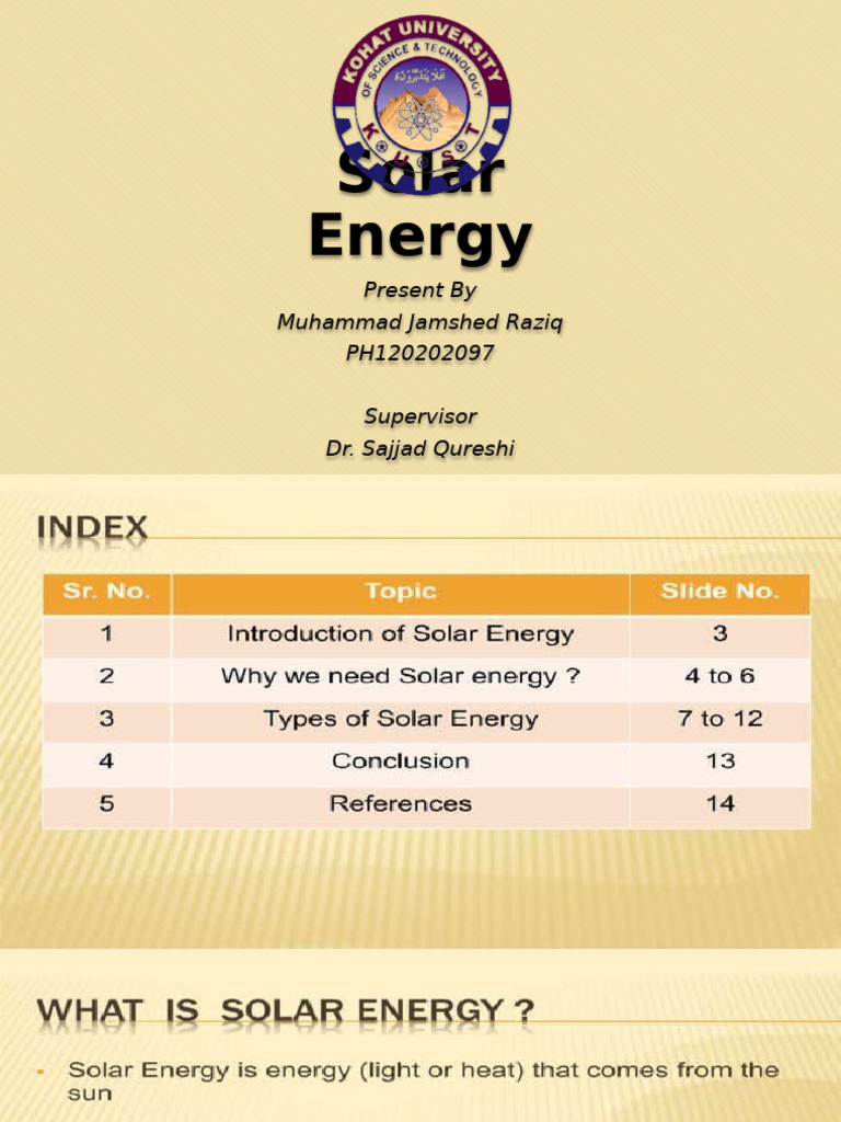 Solar Energy | PDF