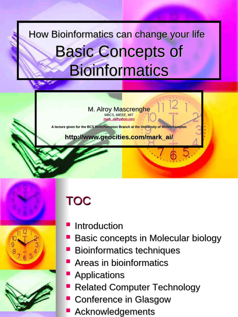 Transform Your Life with Bioinformatics | PDF | Genetic Code | Nucleic ...