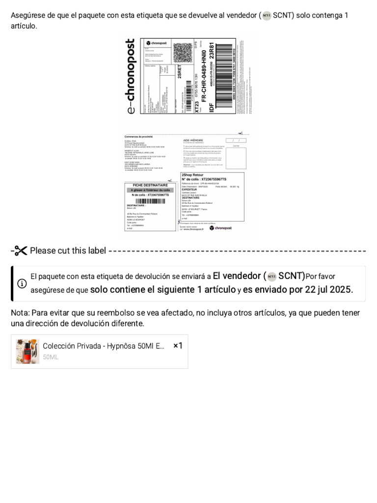 Política de Devolución de Temu | PDF