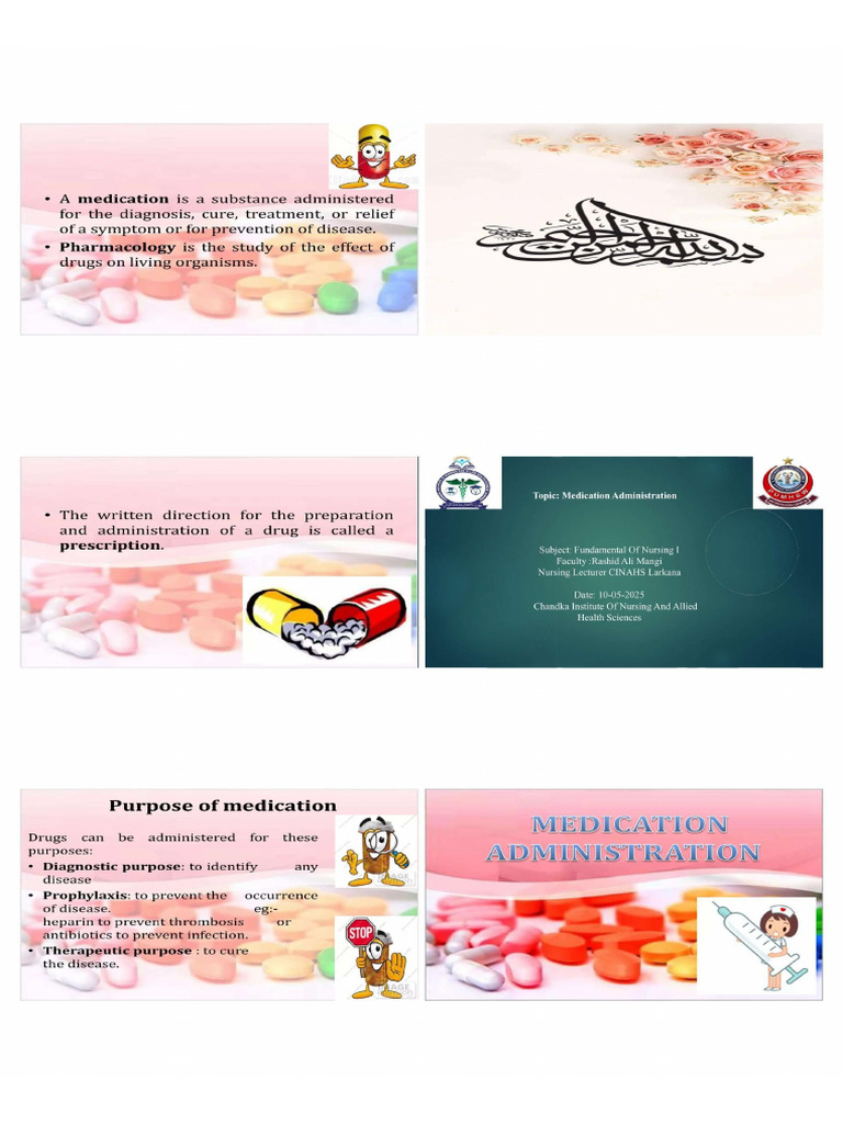Medication That You Need On Daily Basis | PDF