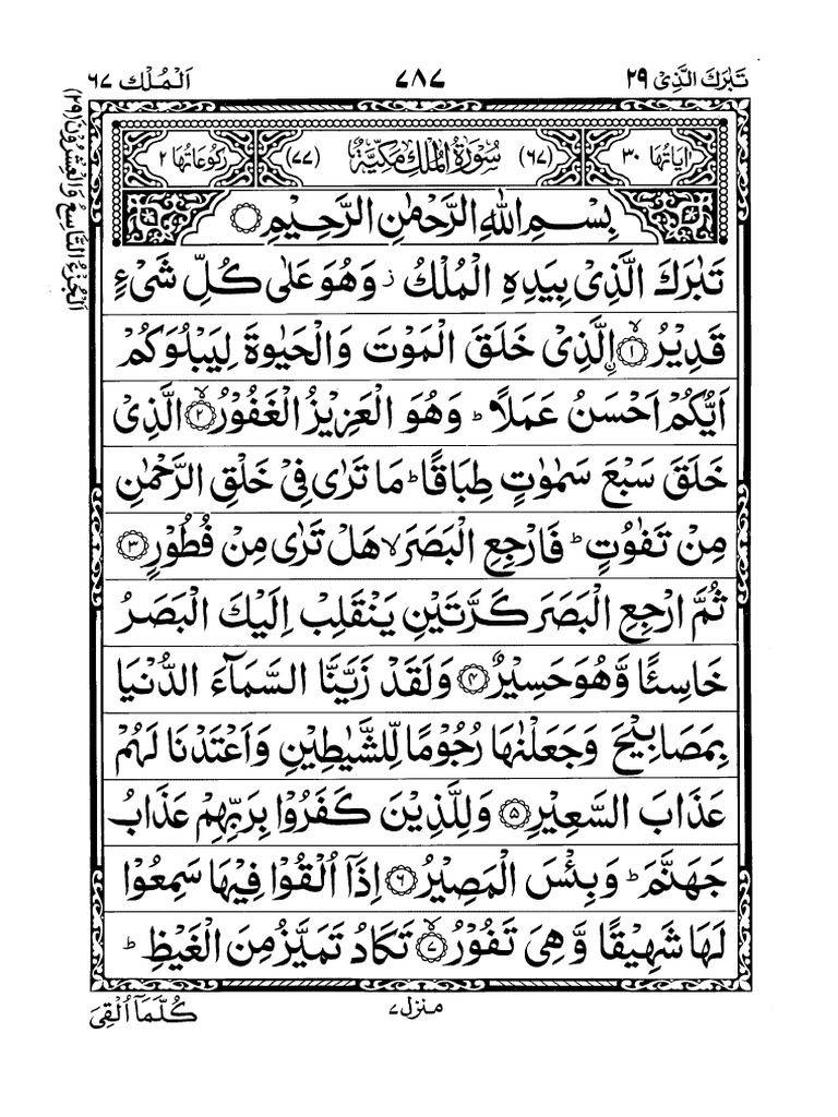 Surah Mulk | PDF
