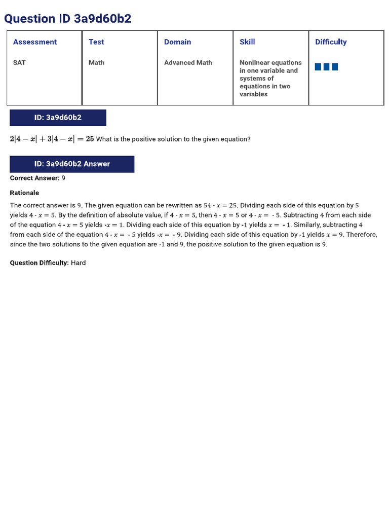Non-Linear Questions KEEYS | PDF