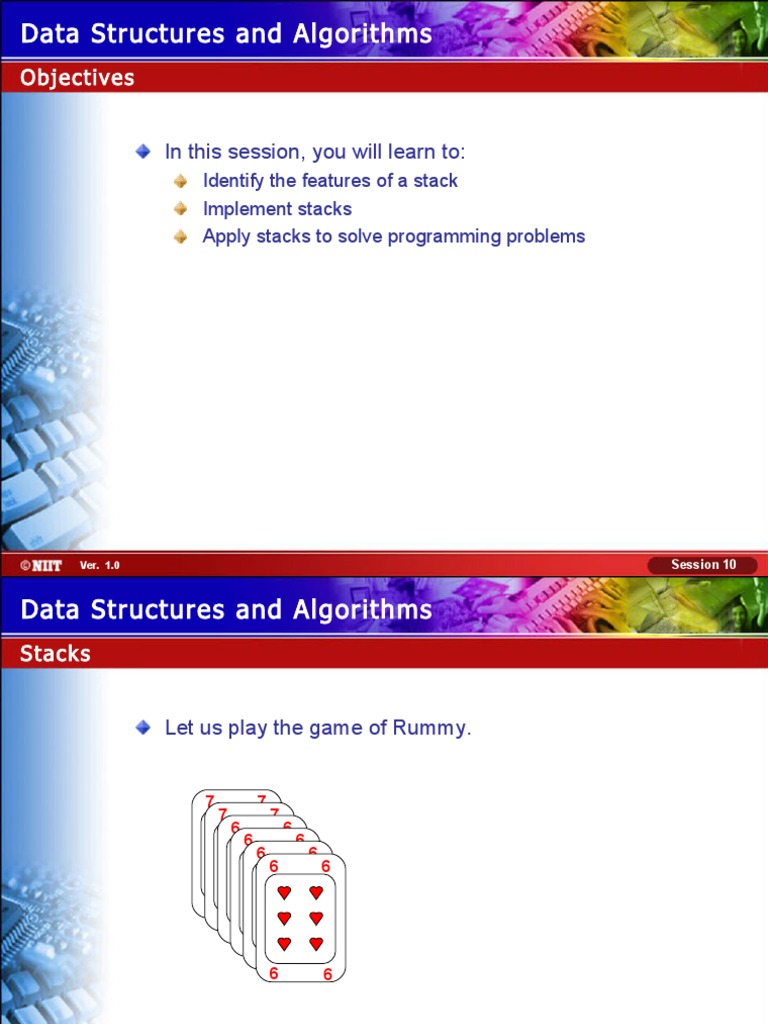 07 DS and Algorithm Session 10 | PDF | Array Data Structure | Database Index