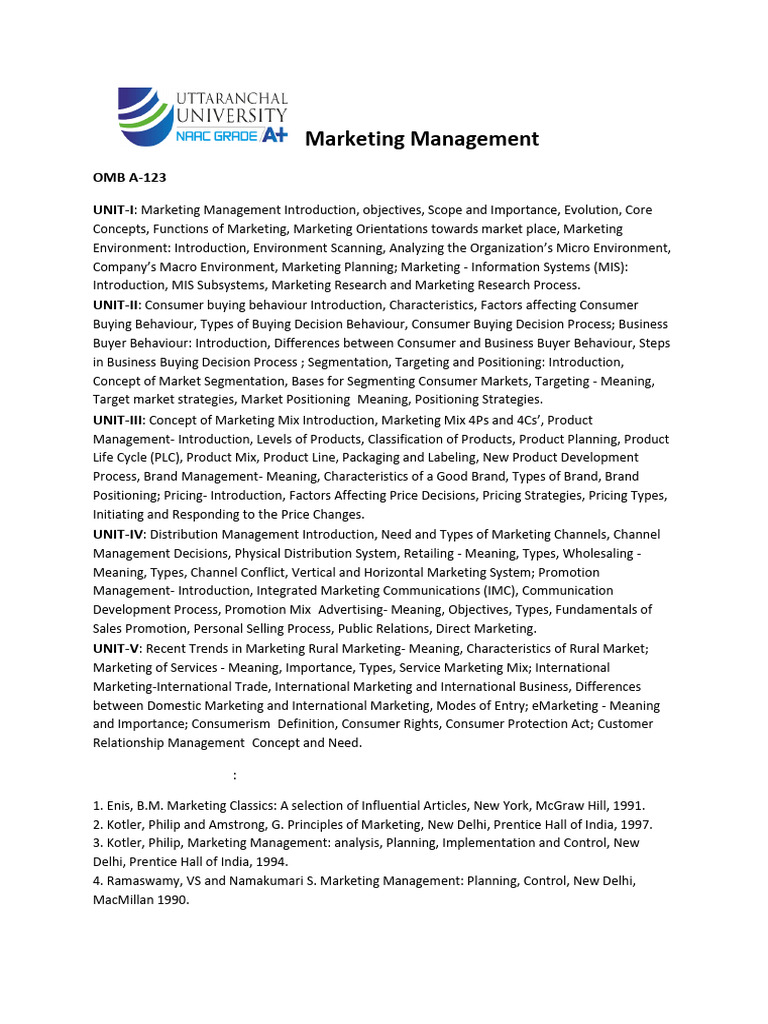 Marketing Management New PDF | PDF | Marketing | Brand