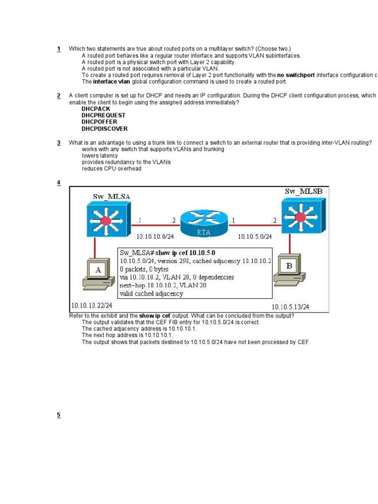 Switch 4 | PDF | Router (Computing) | Ip Address