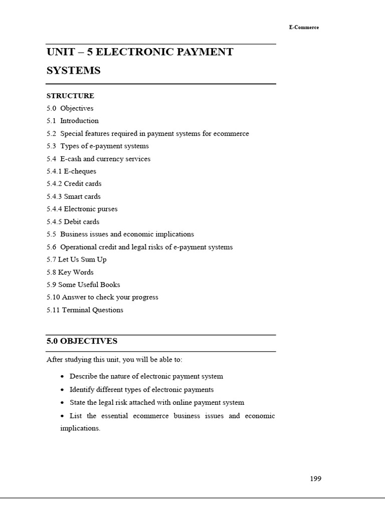 5 Electronic Payment Systems | PDF | Credit Card | Debit Card