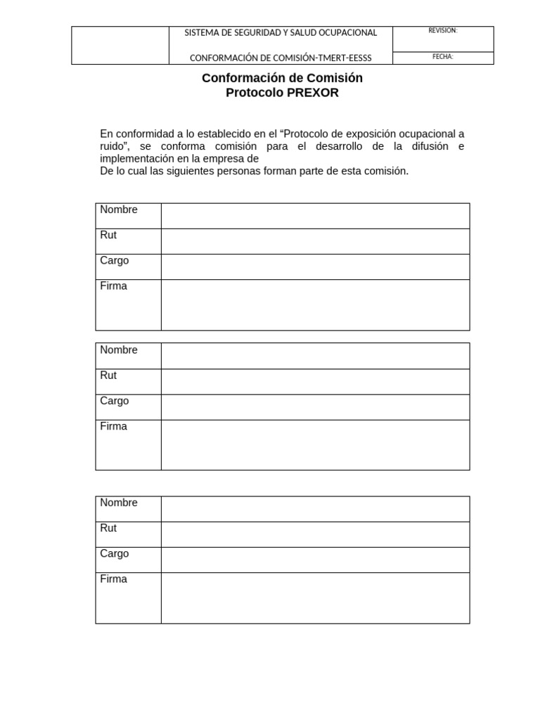 Comision Prexor | PDF