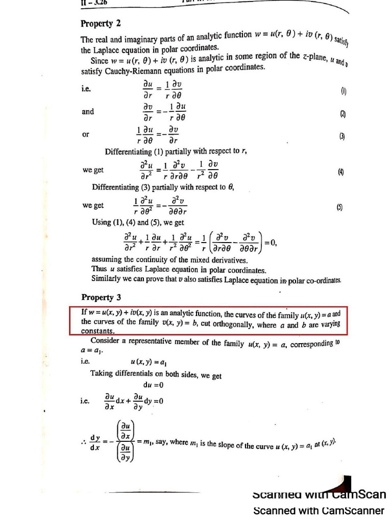 Properties of The Analytic Function | PDF