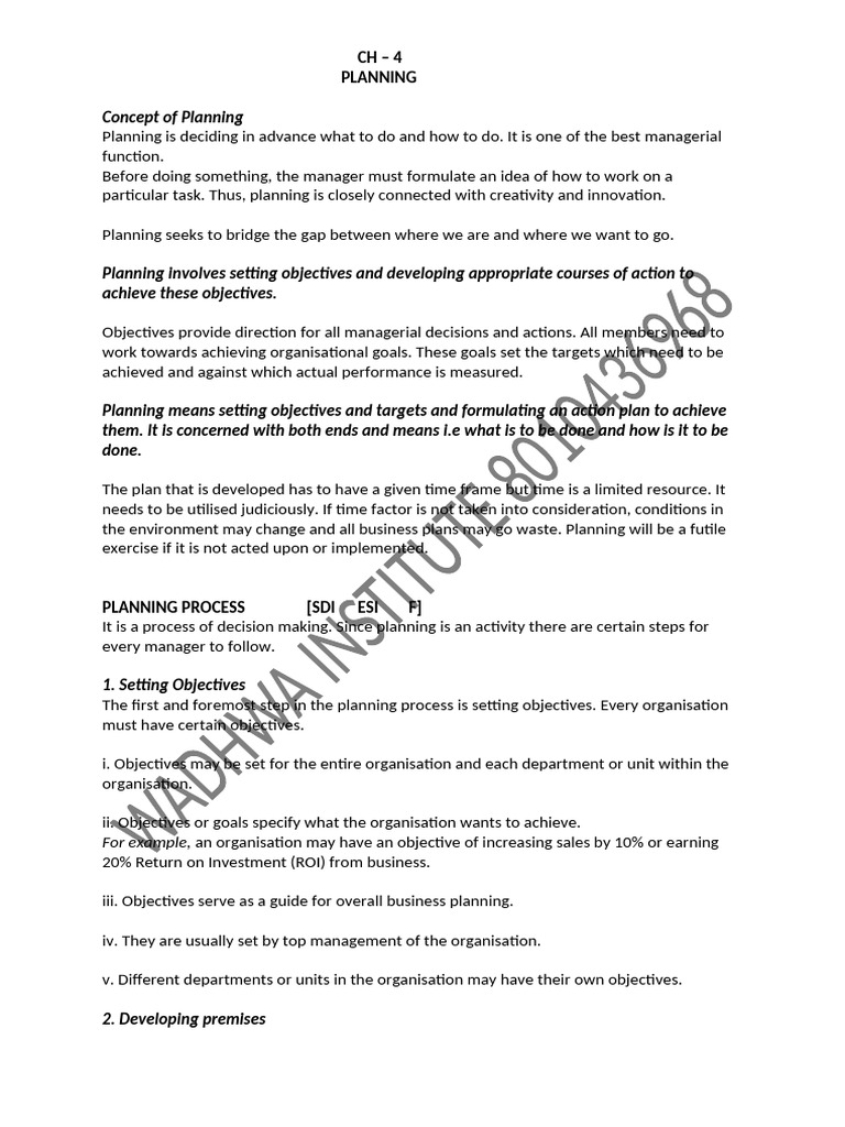 Planning | PDF | Policy | Planning