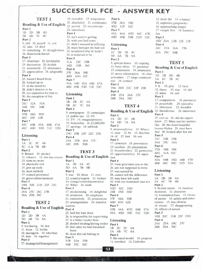 Successful Fce | PDF