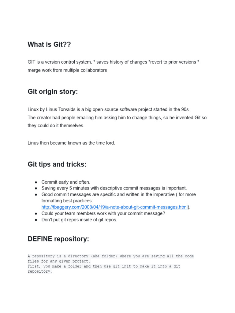 What Is Git | PDF | Computer File | Utility Software