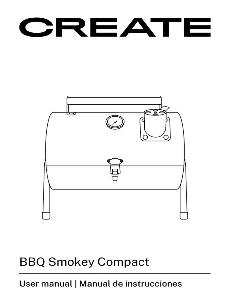 BBQ Smokey Compact User Manual | PDF | Barbecue Grill | Charcoal