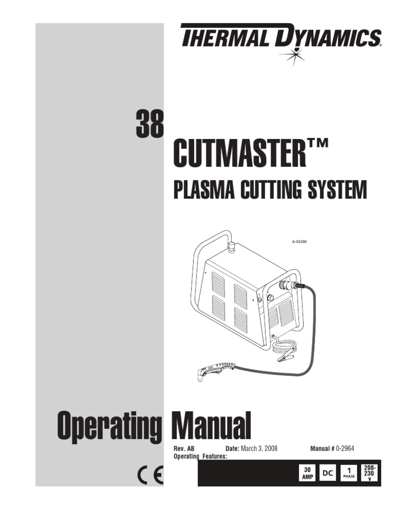 20mm CUTMASTER™ Service Manual Victor Technologies Europe, 47% OFF
