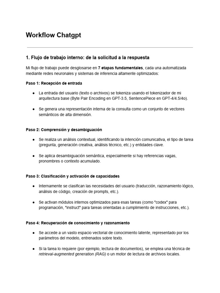 Workflow Chatgpt | PDF