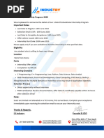 Infosys Springboard Virtual Internship 6.0 - Apply Now! | PDF