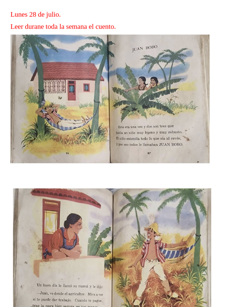 Cuento Juan Bobo | PDF