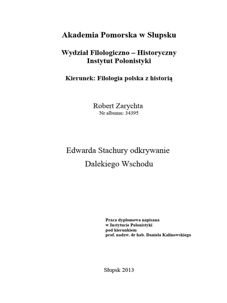 Edwarda Stachury Odkrywanie Dalekiego Wschodu-1 | PDF