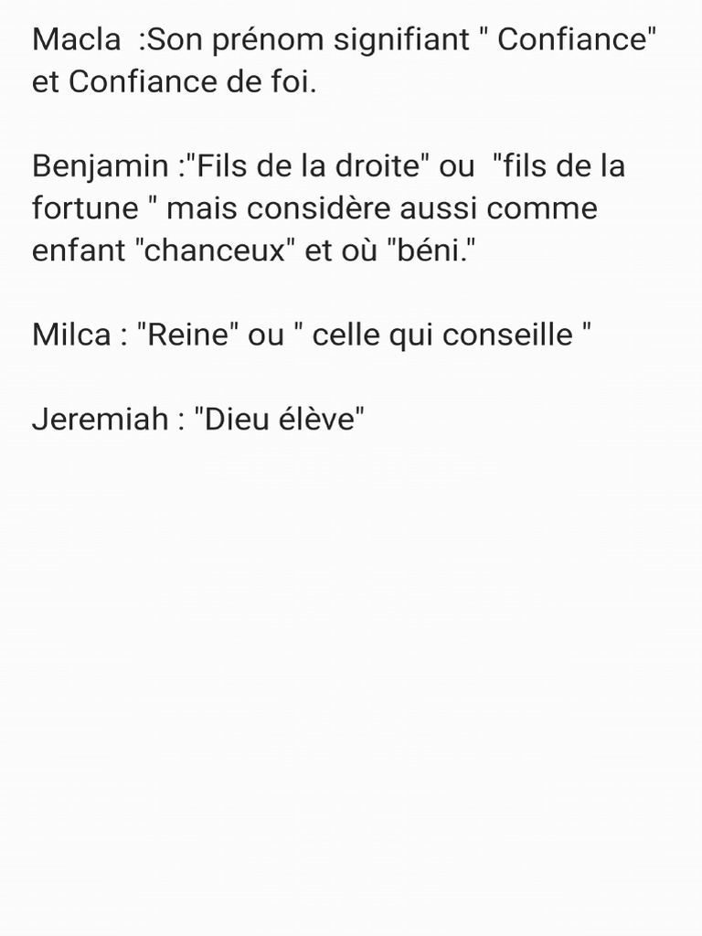 Prénoms de Mes Futurs Babysss | PDF