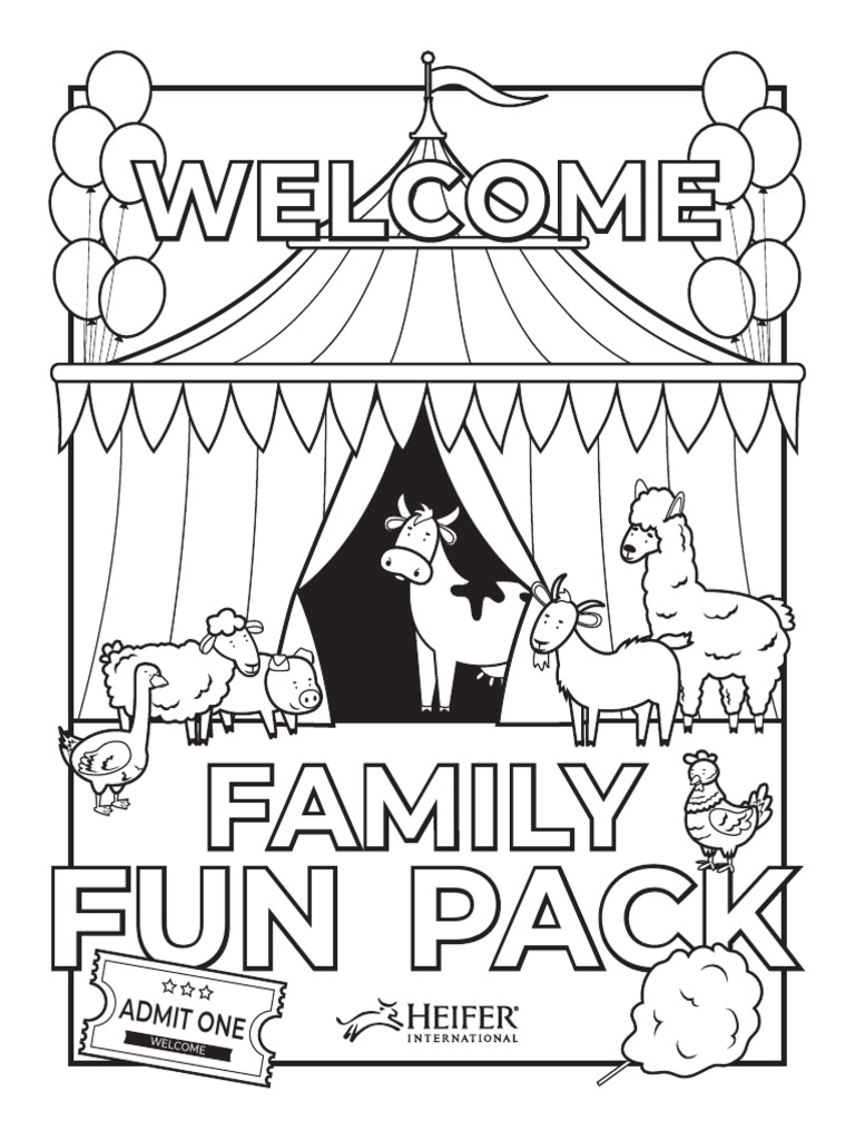 FINAL 23-MKT-NTM8 Family Fun Packs-Welcome | PDF | Farms | Cattle
