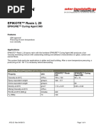 Technical Data Sheet: EPON™ Resin 828 | PDF | Epoxy | Chemistry