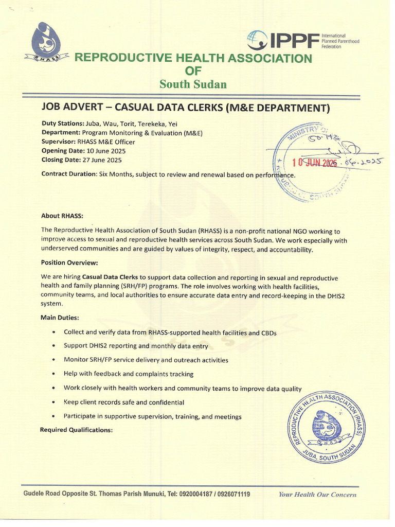 Data Clerks Advert - 20250610123835 | PDF