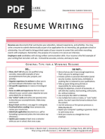 Standard Resume Sizes and Formats | PDF | Résumé | Typefaces