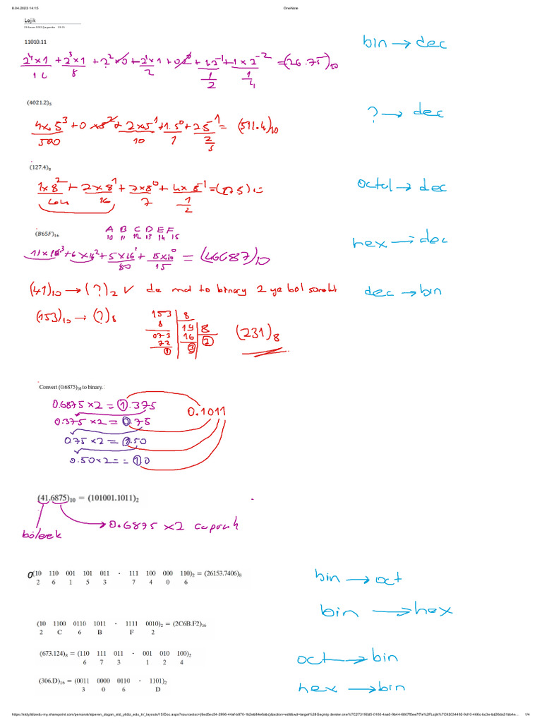 Lojik One Note | PDF