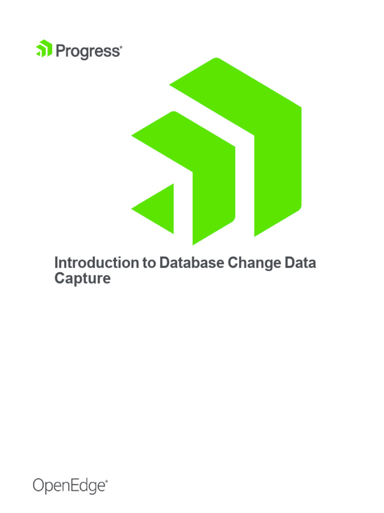 Openedge Database Change Data Capture | PDF | Databases | Database Index