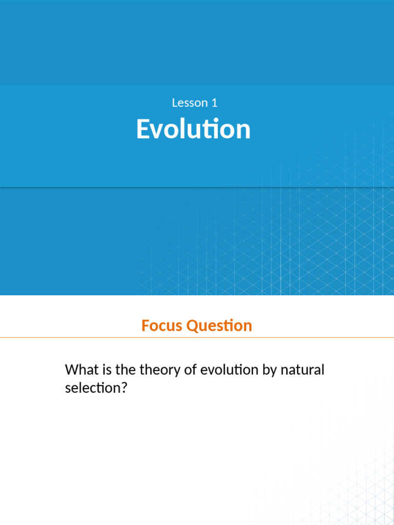 3.+evolution by Natural Selection | PDF