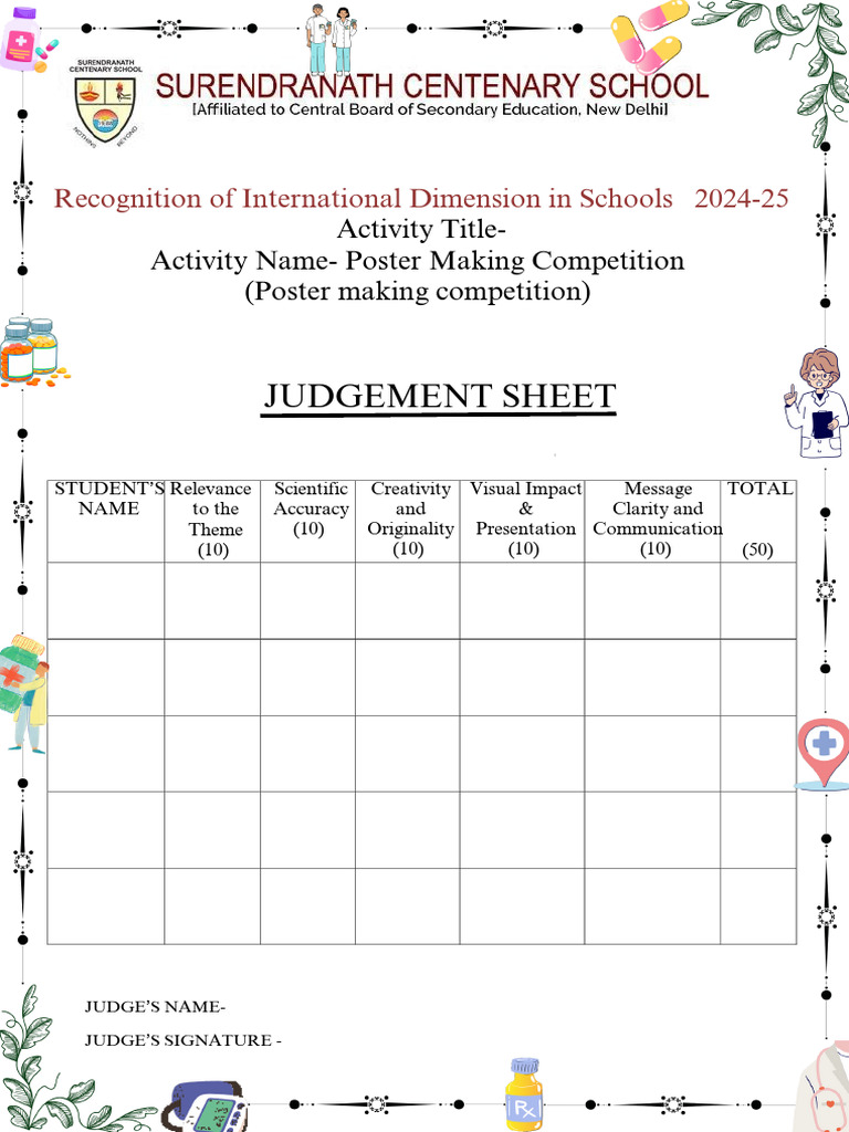 JUDGEMENT SHEET Poster Making (Expert On Dais) .PDF - 20250507 - 152525 - 0000.pdf - 20250624 ...