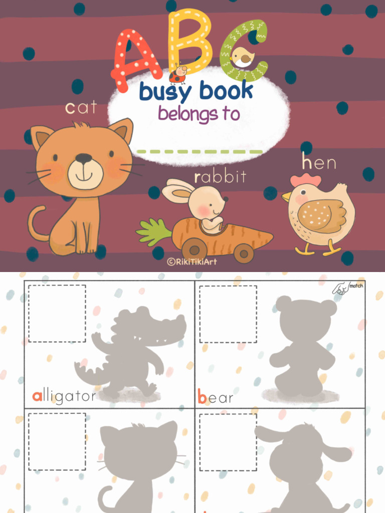 Alphabet Busy Book | PDF