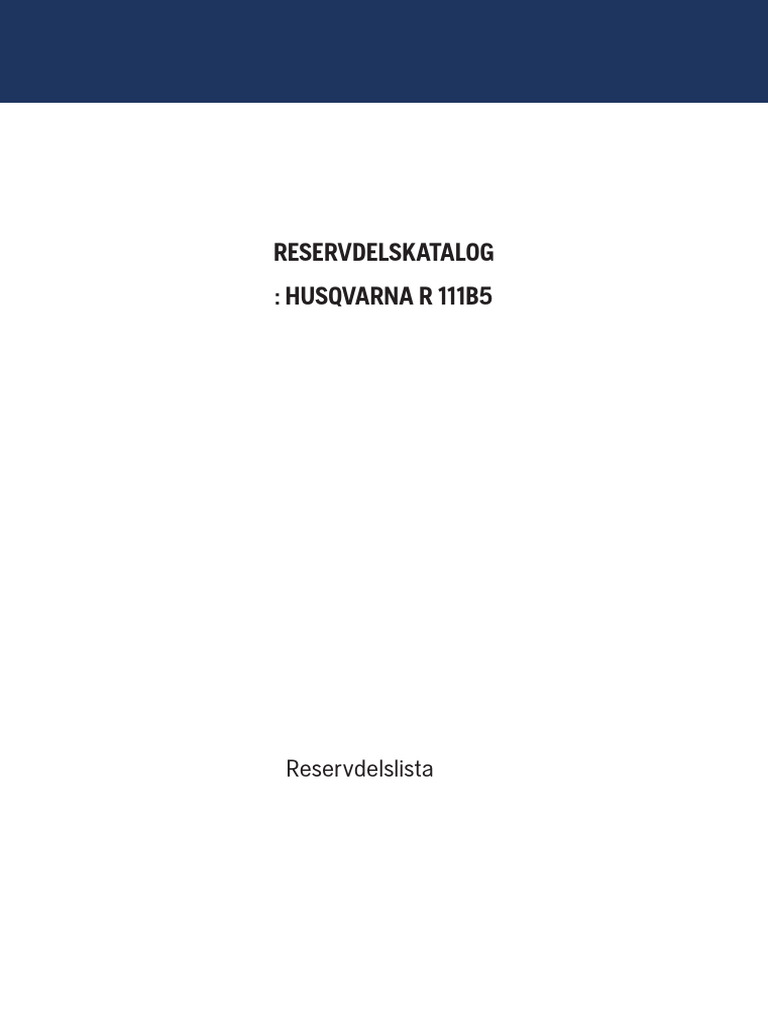 Kubota Rider 111b5 Ipl | PDF