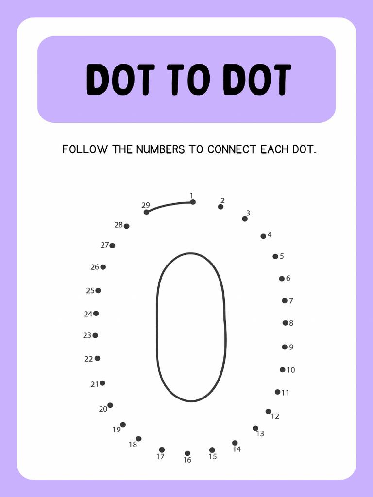 Dot To Dot Connecting Activity Math Games Worksheet Colorful Fun ...