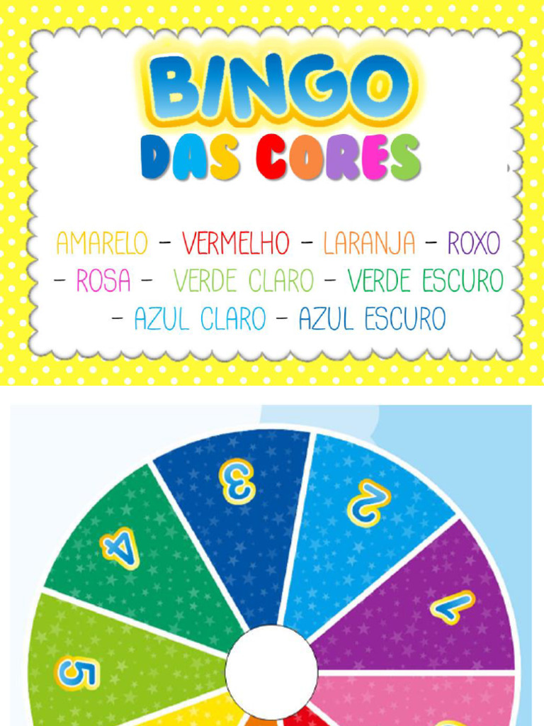 Bingo Das Cores Katiuscia | PDF
