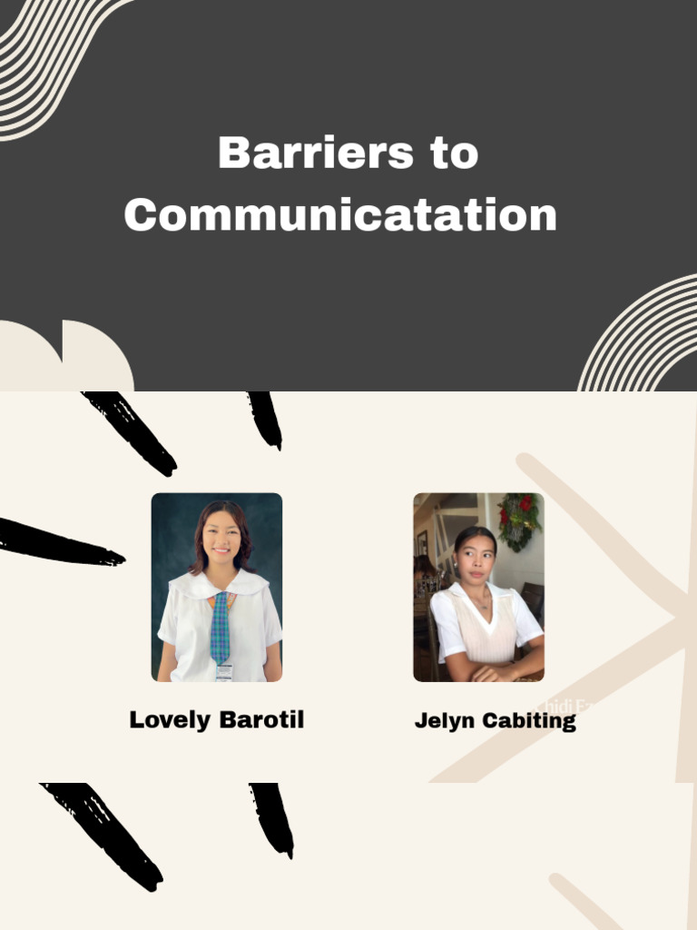 Barriers To Communication | PDF