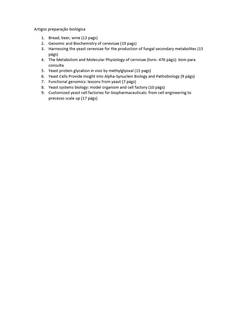 Yeast Biology and Applications Overview | PDF
