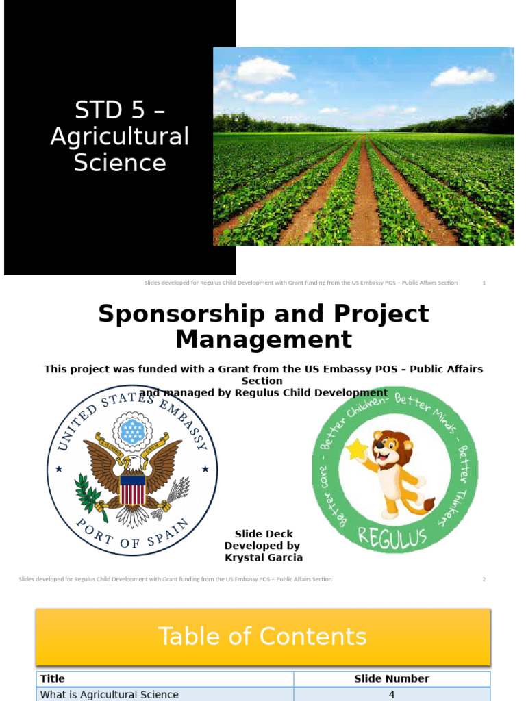 Agricultural Science Issues in Trinidad | PDF | Aquaponics | Agriculture