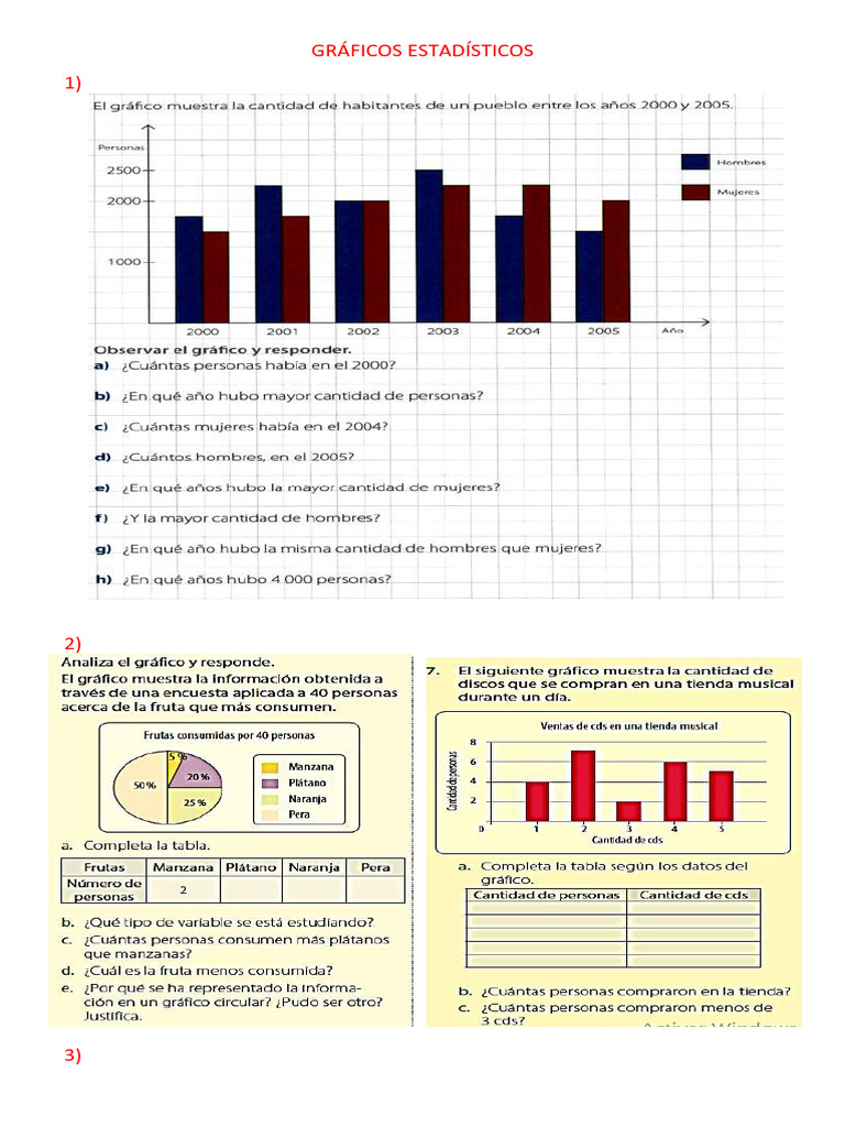 GR Ficos Estad Sticos | PDF
