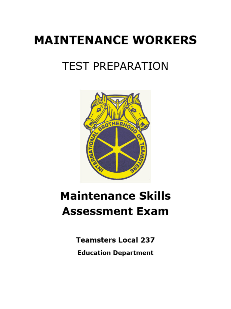 Maintenance Skills Assessment Exam | PDF | Pipe (Fluid Conveyance ...