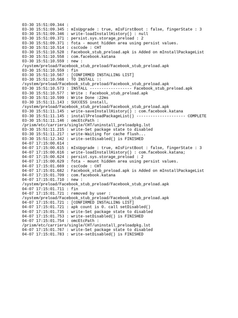 Preload Installer | PDF