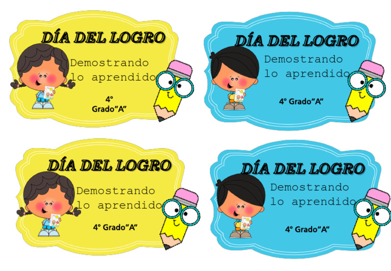 Solapin Dia Del Logro-25 | PDF