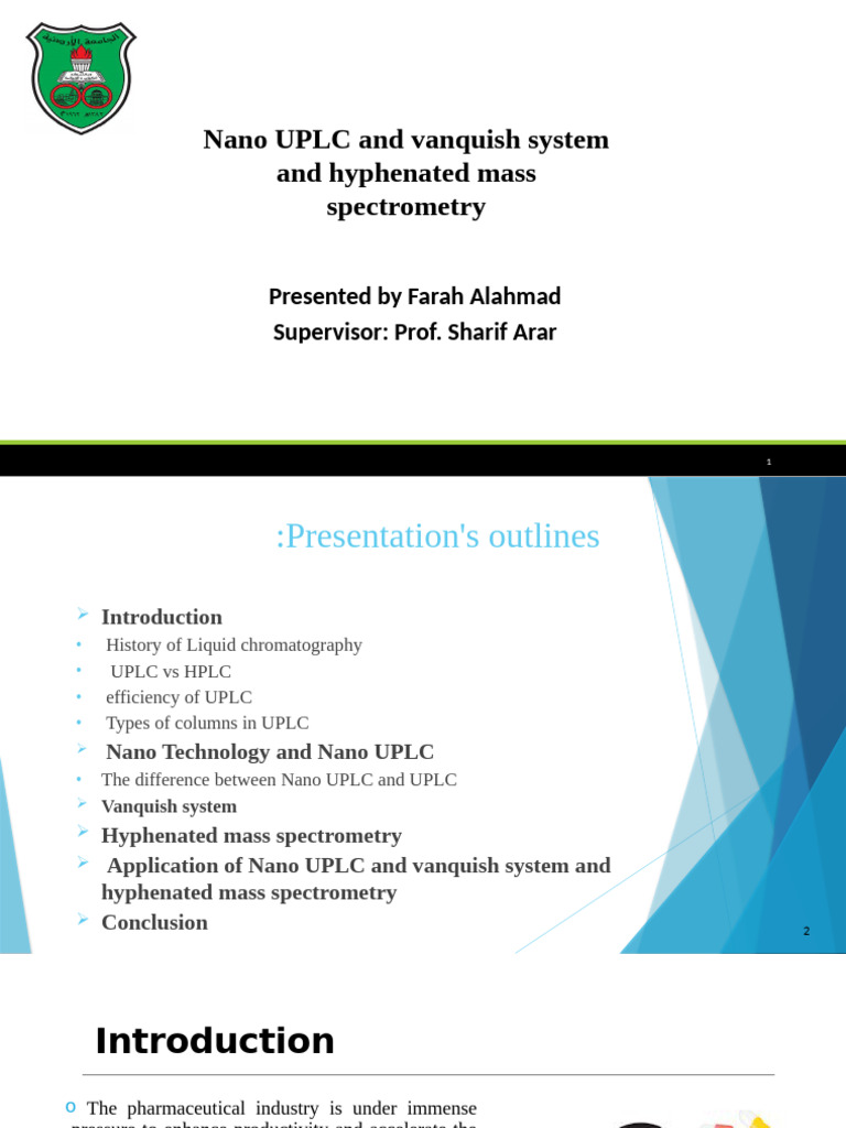 Nano UPLC and Vanquish System | PDF | High Performance Liquid Chromatography | Chromatography