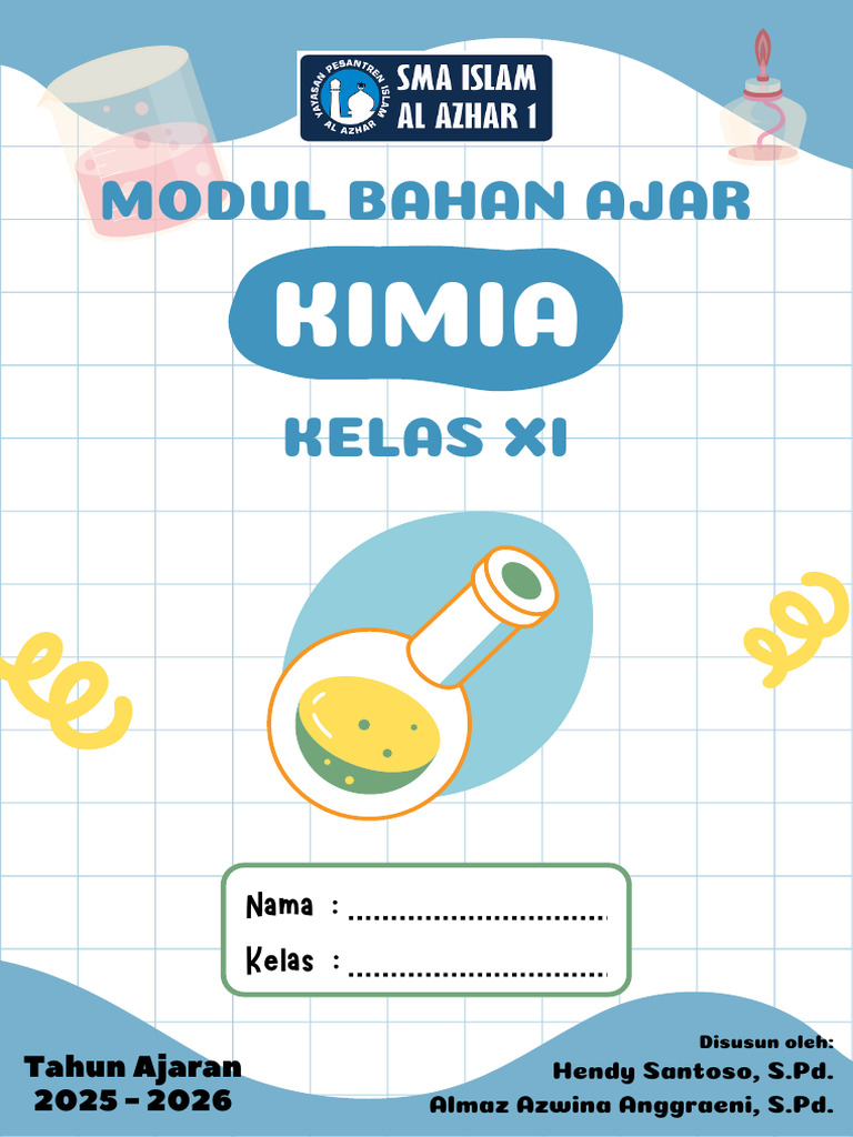 Modul Bahan Ajar Kimia Kelas XI | PDF