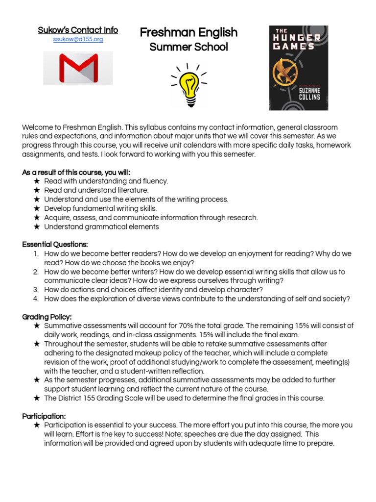 00 Summer School S1 Syllabus | PDF | Plagiarism | Learning