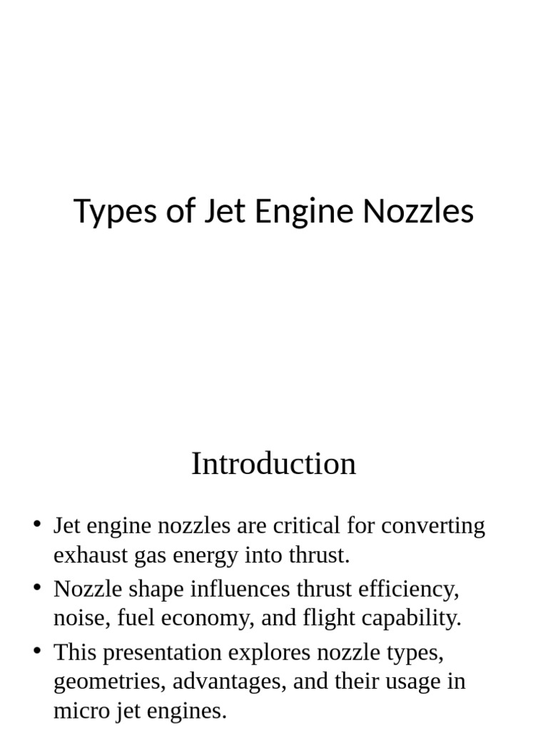 Jet Engine Nozzle Types and Designs | PDF | Jet Engine | Rocket Engine